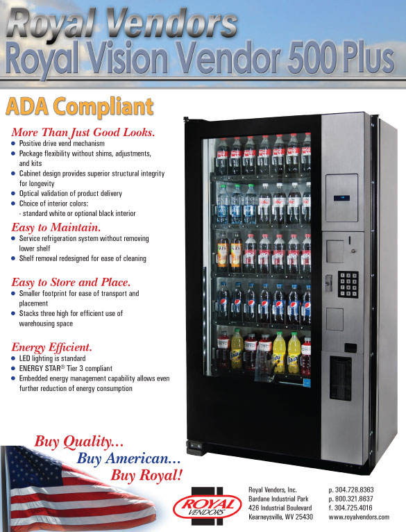 Cold Drink – ADA RVV 500 Plus — Royal Vendors, Inc.