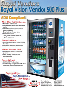 Aquafina – Royal Vision Vendor 500 Plus — Royal Vendors, Inc.